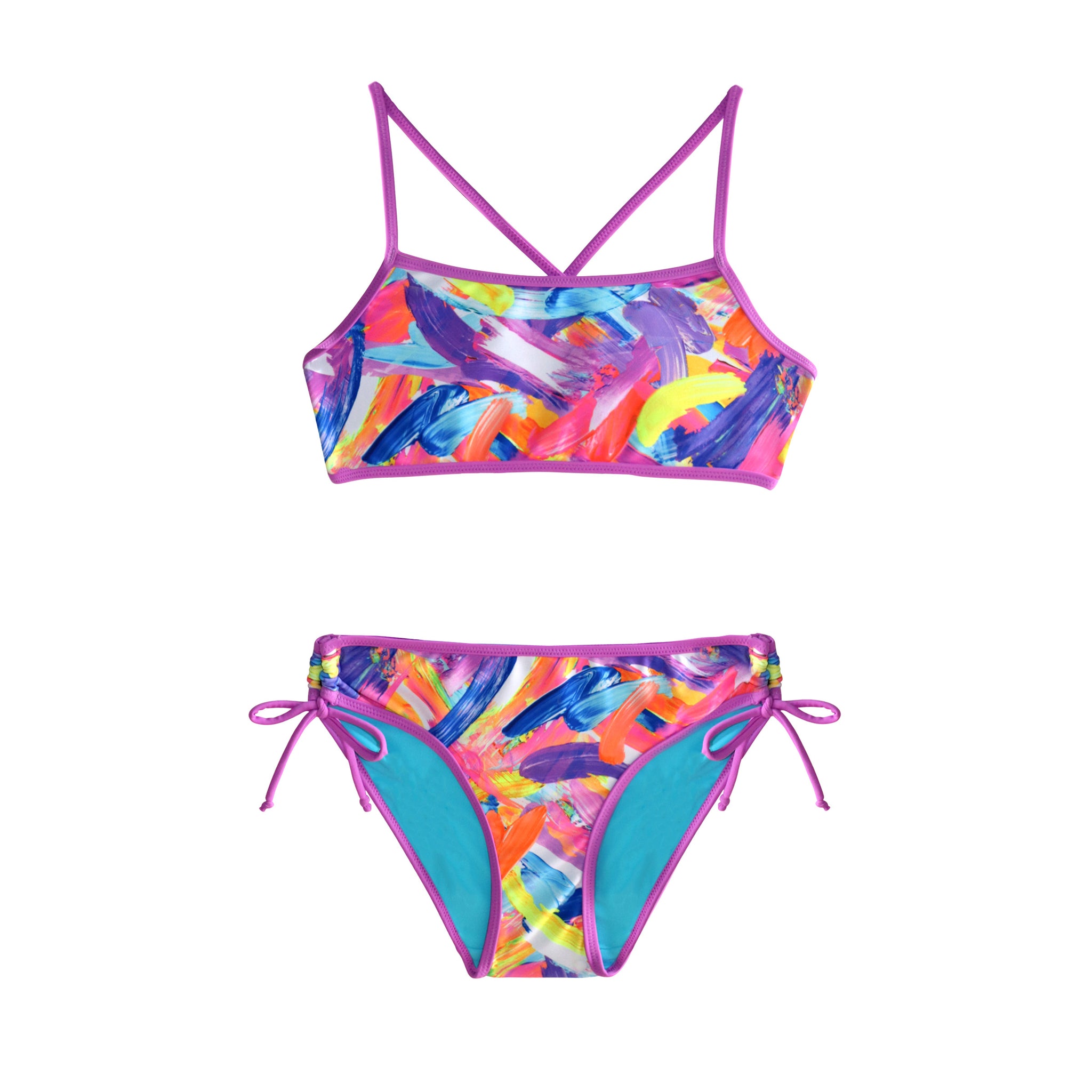 1334 Paint Craze Reversible Bikini – Salty Ink